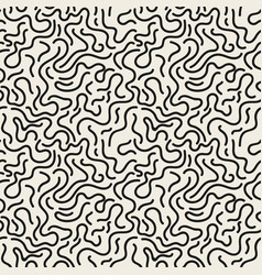 Organic irregular rounded lines seamless Vector Image