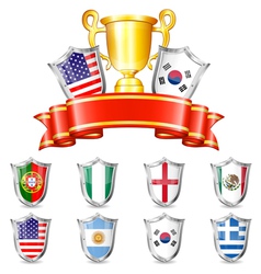 Usa ncaa division 1 football map Royalty Free Vector Image