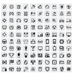Icons for contact web page Royalty Free Vector Image