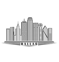 Dallas Royalty Free Vector Image - VectorStock