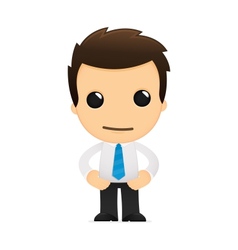 Cartoon office worker Royalty Free Vector Image