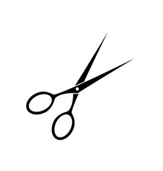Black scissors icon Royalty Free Vector Image - VectorStock