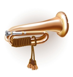 Classical bugle Royalty Free Vector Image - VectorStock