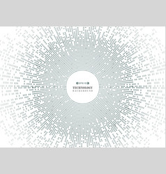 Abstract of circle square pattern technology in Vector Image