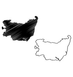 Suffolk map Royalty Free Vector Image - VectorStock