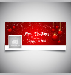 Facebook timeline cover design Royalty Free Vector Image