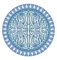 Circular ornamental pattern Royalty Free Vector Image