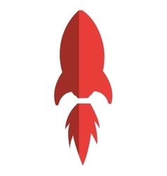 Red rocket icon Royalty Free Vector Image - VectorStock