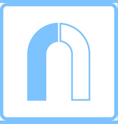 Set Magnets In Different Shapes On White Vector Image