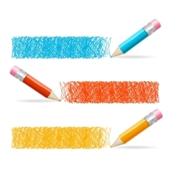Color pencil set Royalty Free Vector Image - VectorStock