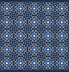 Arabic geometry tangled moroccan pattern Vector Image