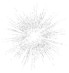 Digital burst pattern with multiple dots Vector Image