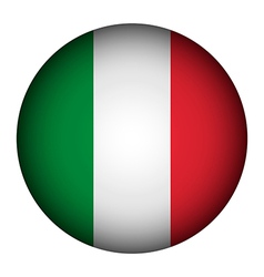 Italy flag button Royalty Free Vector Image - VectorStock