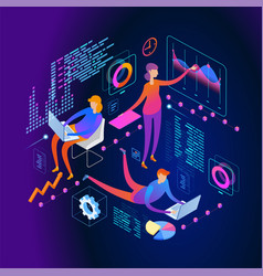 Programming web banner Royalty Free Vector Image