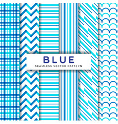 Geometric seamless patterns Royalty Free Vector Image