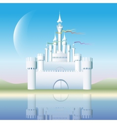 The white castle Royalty Free Vector Image - VectorStock