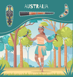 Australia aborigines Royalty Free Vector Image