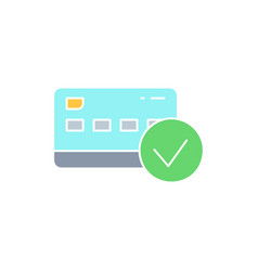 Set flat design check marks icons different Vector Image