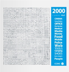 Set 2000 quality icon Royalty Free Vector Image