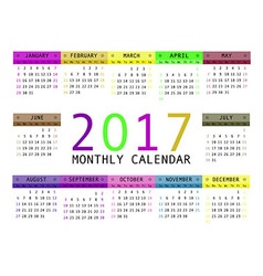 Cute calendar diary 2016 with seasonal themes Vector Image