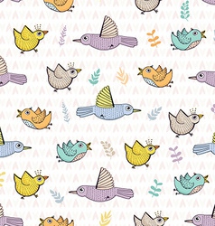 Pattern with birds Royalty Free Vector Image - VectorStock