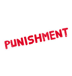 Punishment rubber stamp Royalty Free Vector Image