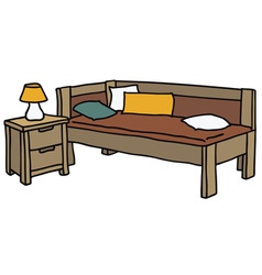 Bedroom element Royalty Free Vector Image - VectorStock
