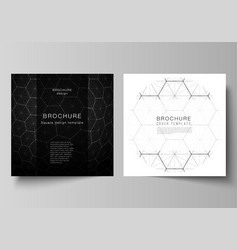 Ornamental background with square crosswise frame Vector Image