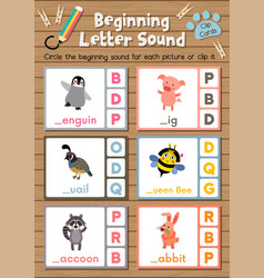 Worksheet matching vocabulary jkl coloring page Vector Image