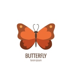 Butterfly logo symbol icon design Royalty Free Vector Image