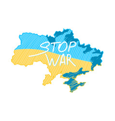 Crossed out flag of russia in the sign stop Vector Image