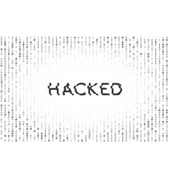 Flat binary code Royalty Free Vector Image - VectorStock