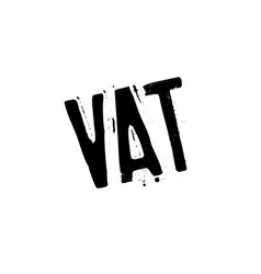 Vat rubber stamp Royalty Free Vector Image - VectorStock
