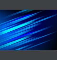 Blue speed motion lines background Royalty Free Vector Image