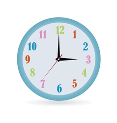 Time clock cartoon Royalty Free Vector Image - VectorStock