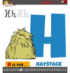 Needle in a haystack saying cartoon Royalty Free Vector