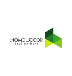 Home decor logo template design Royalty Free Vector Image