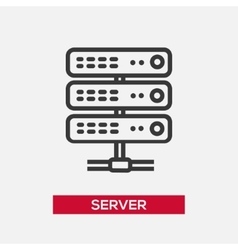 Set devices and network icon with filled Vector Image