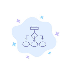 Flowchart algorithm business data architecture Vector Image