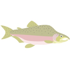Salmon fish fresh seafood Royalty Free Vector Image