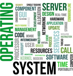 Word cloud information technology Royalty Free Vector Image