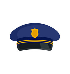 Postman cap icon outline style Royalty Free Vector Image