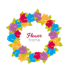 Flower ball blue Royalty Free Vector Image - VectorStock