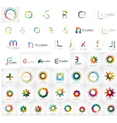 Ogo mega collection Royalty Free Vector Image - VectorStock