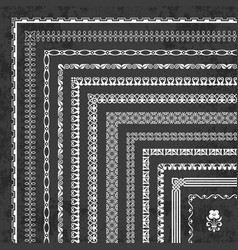 Sea frames and borders Royalty Free Vector Image