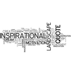 Inspirational word cloud concept Royalty Free Vector Image