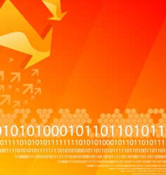 Qr code infographic template 5 option website Vector Image