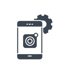 Personal development black icon sign Royalty Free Vector