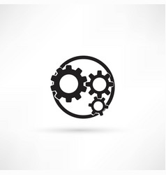 Cogs - icon Royalty Free Vector Image - VectorStock