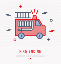 Fire engine Royalty Free Vector Image - VectorStock